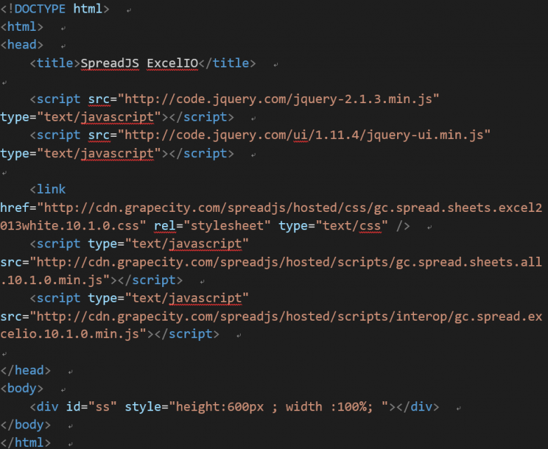 使用 Spreadjs 实现 Javascript 中导入和导出excel文件极客网